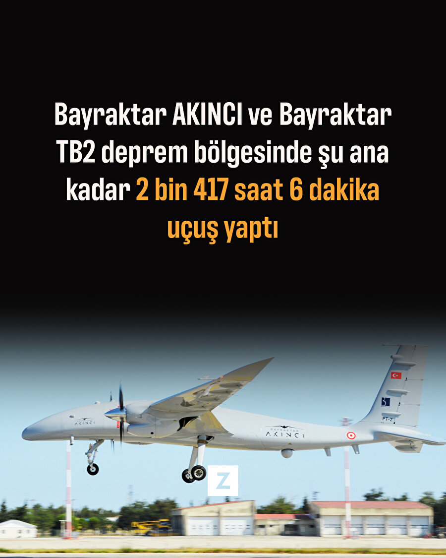 Bayraktar Akinci Ve Bayraktar Tb Deprem B Lgesinde Bin Saat