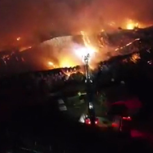 Ankara da Hurdacılar Sitesi nde yangın