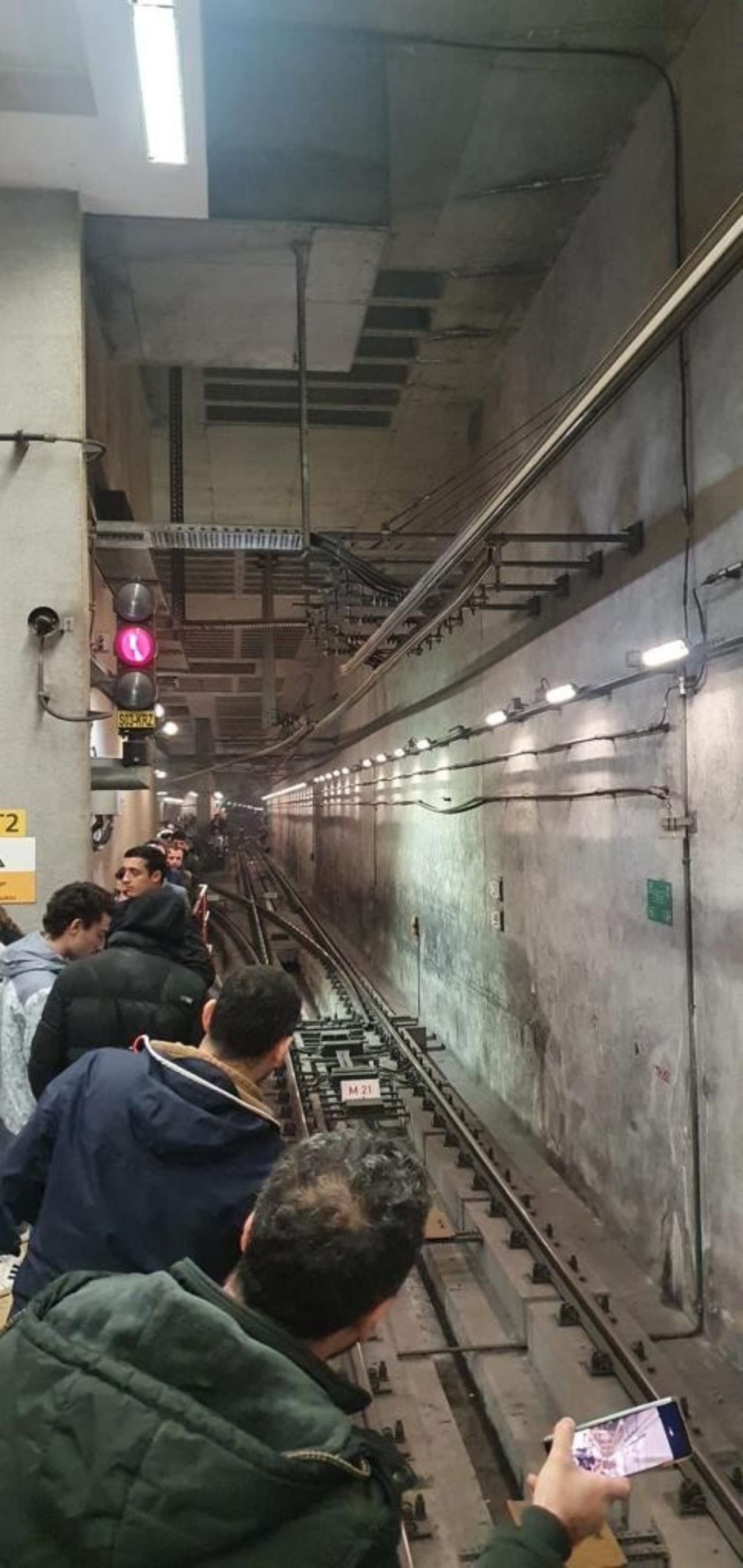 Mecidiyeköy Mahmutbey Metro Hattı nda teknik arıza