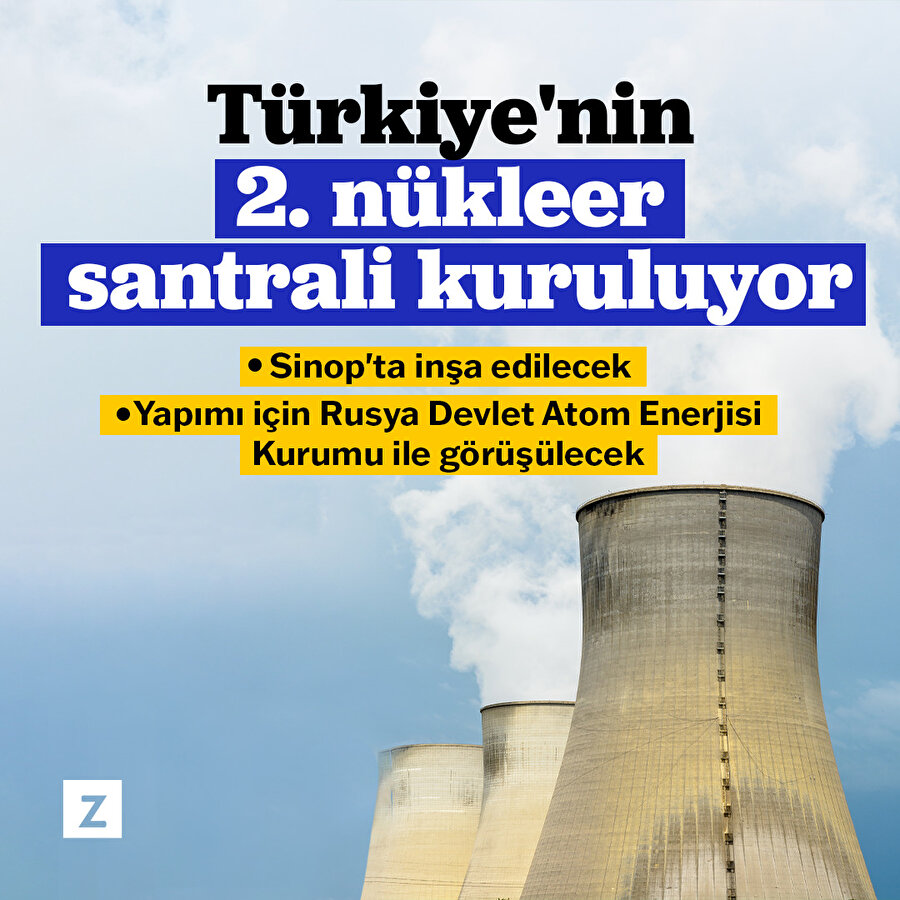 Türkiye'nin 2. nükleer santrali kuruluyor