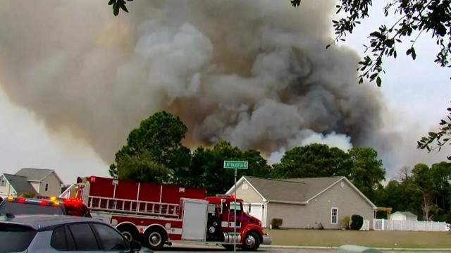 Over 175 wildfires scorch US state of South Carolina, burning 1,700 hectares and forcing evacuations