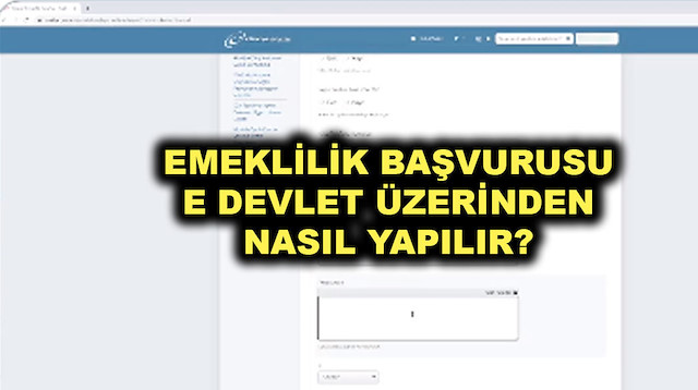 EYT EMEKLİLİK BAŞVURU EKRANI: EYT başvurusu nereden yapılacak? e devlet ... EYT EMEKLİLİK BAŞVURU EKRANI: EYT başvurusu nereden yapılacak? e devlet ...