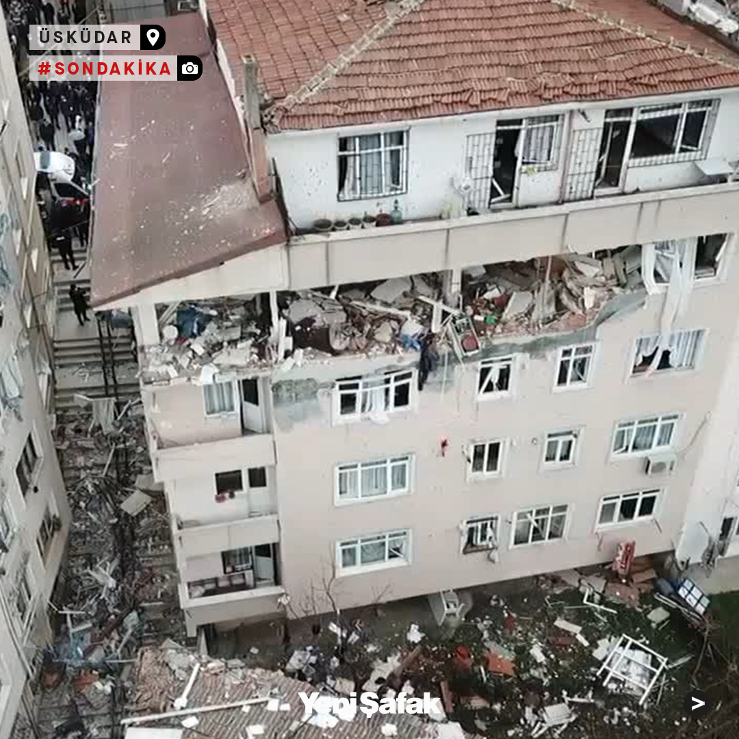 İstanbul Üsküdar'da 3 katlı bir binada patlama meydana geldi | Türkiye Haberleri